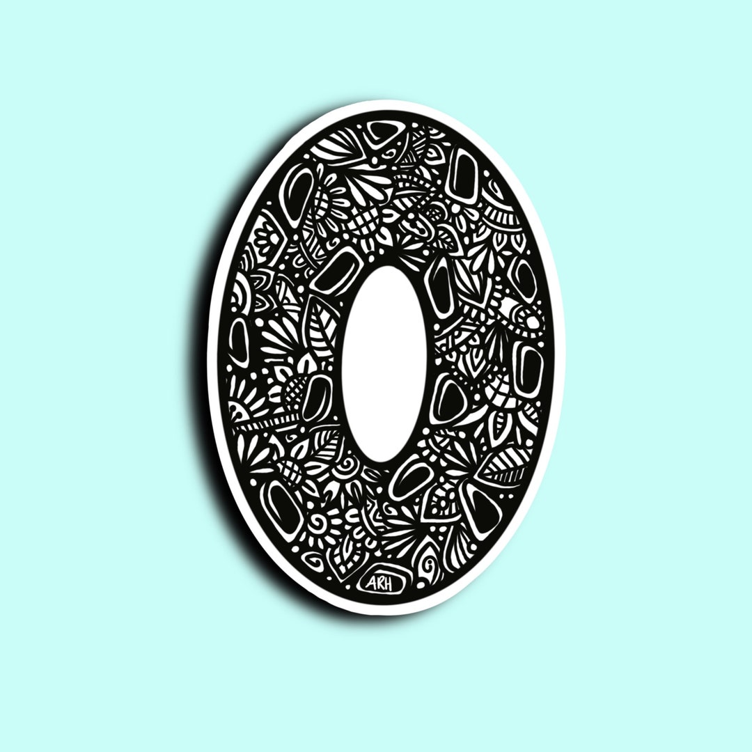 Number 0 Sticker WATERPROOF - Etsy
