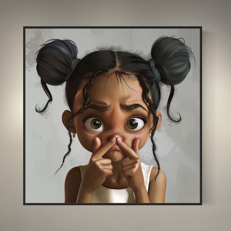 Stank Face Bathroom Art - Etsy