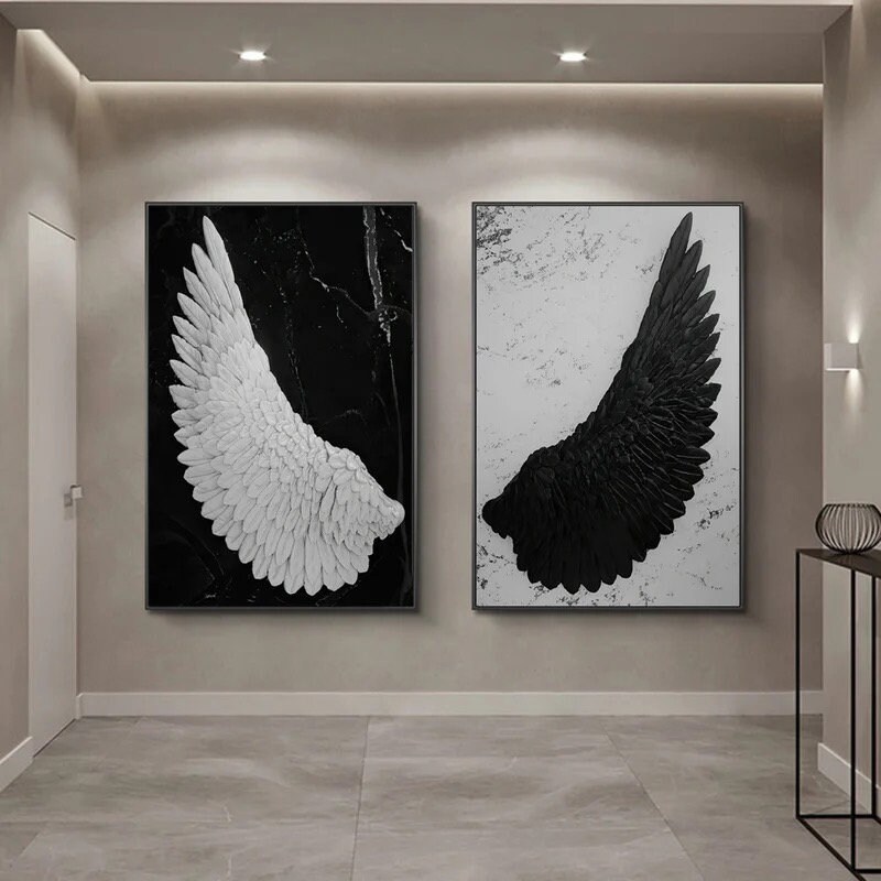 Black White Wall Art - Etsy