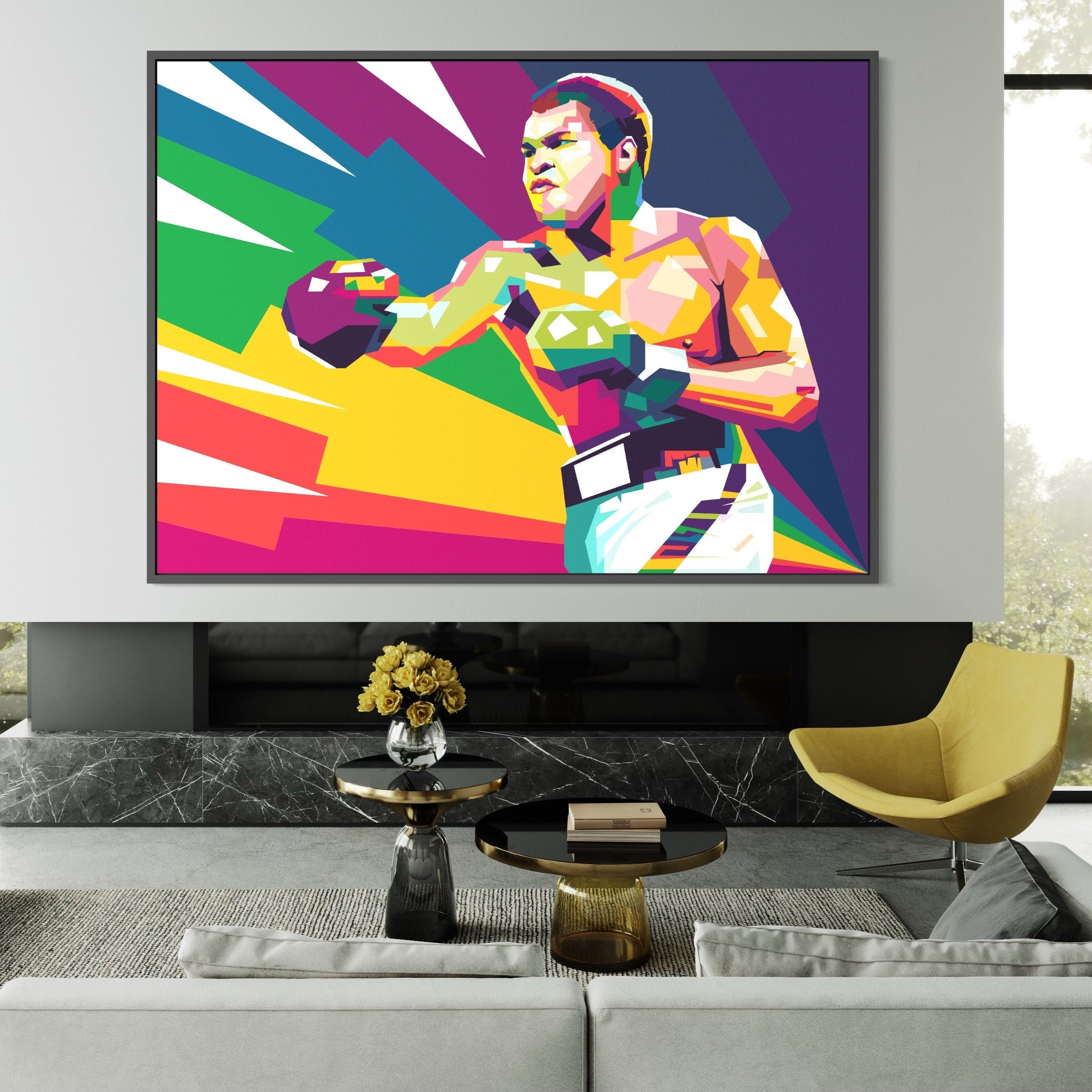 Muhammad Ali Poster Muhammad Ali Art Muhammad Ali Canvas - Etsy