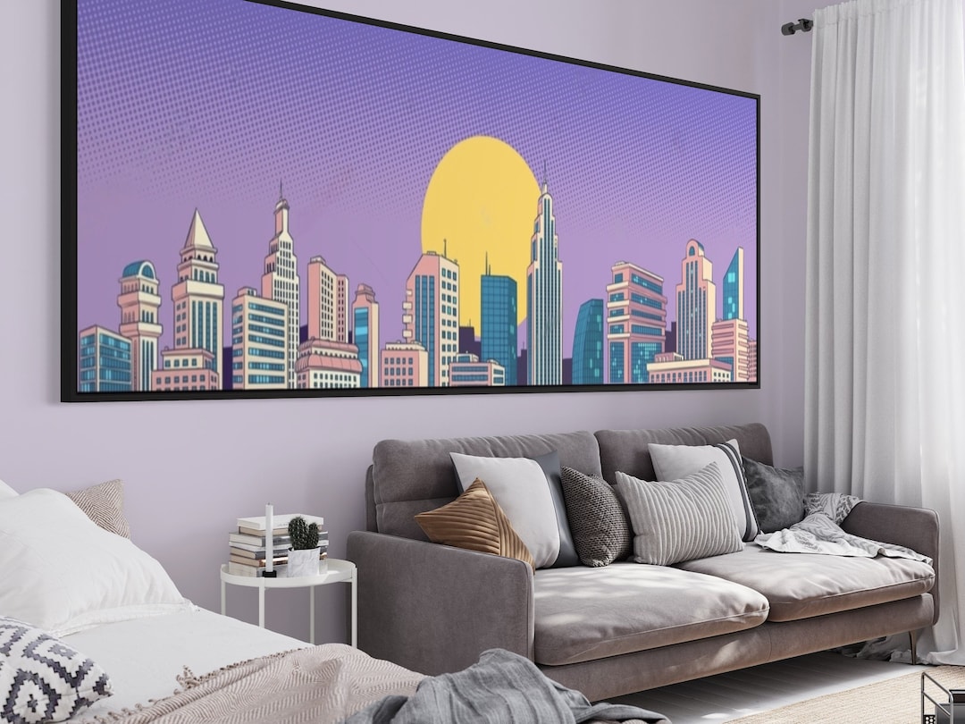 Teen Boy Wall Art Maximalist Landscape Wall Art Maximalist Home Decor ...