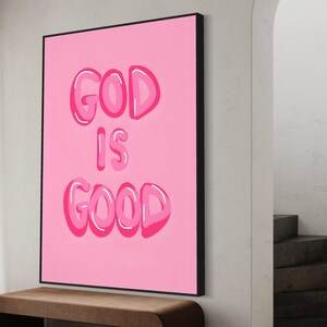 Jesus Art | the Lord Your God is Good | Christian Wall Art | Bible ...