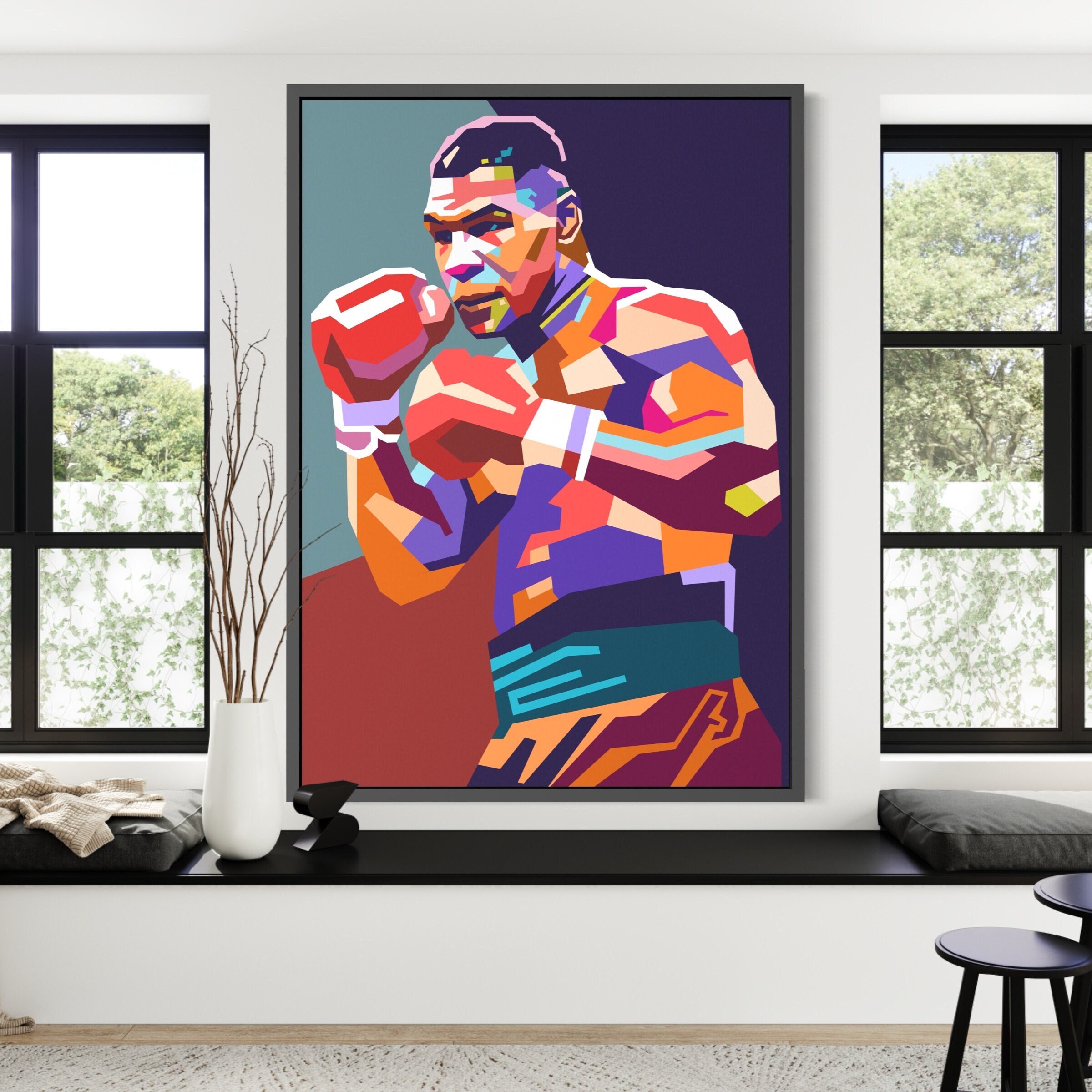 Mike Tyson Poster Mike Tyson Canvas Mike Tyson Canvas - Etsy