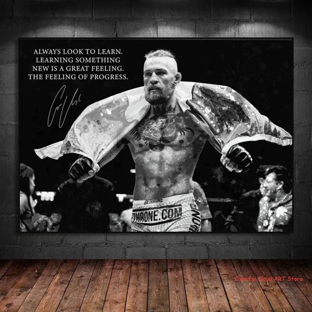 Conor Mcgregor Canvas Wall Art Sports Bar Wall Art Print Conor Mcgregor ... Conor Mcgregor Canvas Wall Art Sports Bar Wall Art Print Conor Mcgregor ...