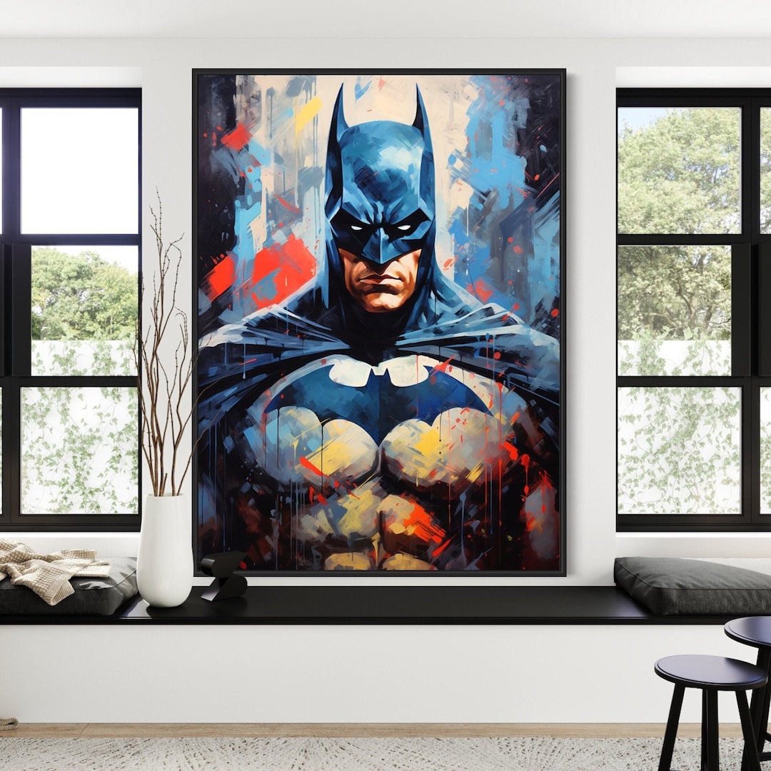Batman Poster | the Dark Knight Movie Poster | Batman Gift | DC Poster ...