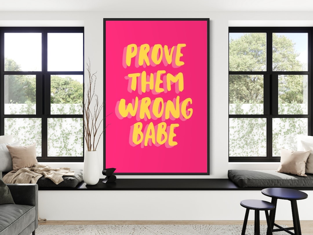 Pink Wall Art Preppy Wall Art Girly Girlie Wall Art Neon Sign Vintage ...