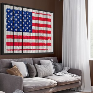 Wooden American Flag | Distressed Flag | Classic American Flag | Wooden ...