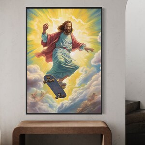 Jesus Art | Skateboard Wall Art | Skateboards Wall Art | the Lord Your ...
