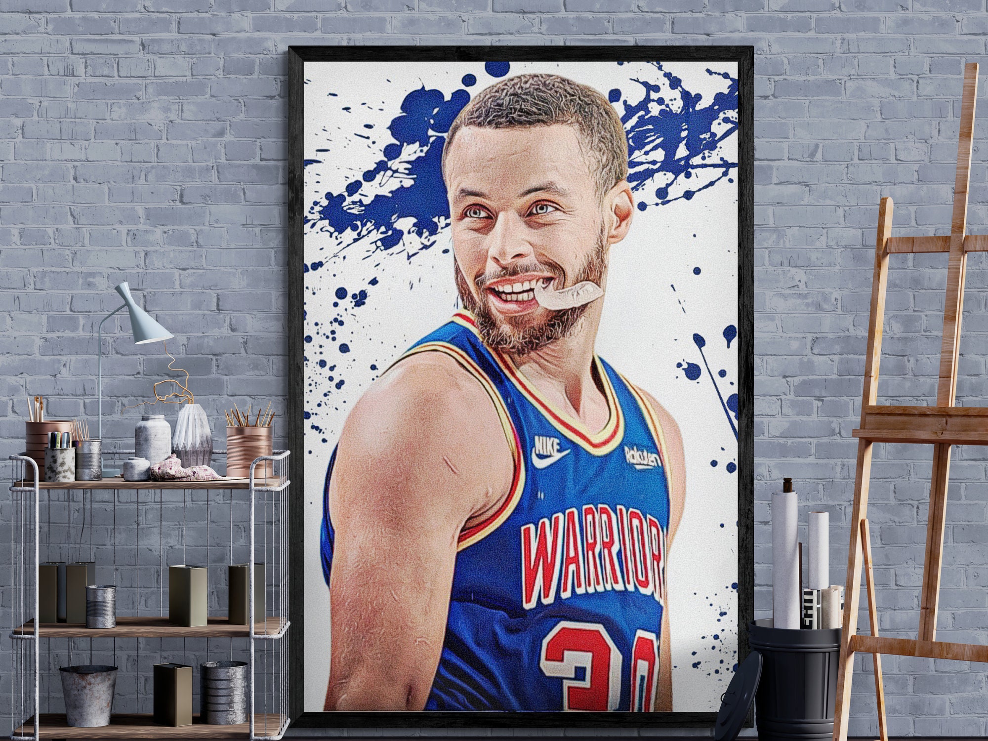 Steph Curry Poster | Steph Curry Canvas | Gift for Him | Steph Curry ...
