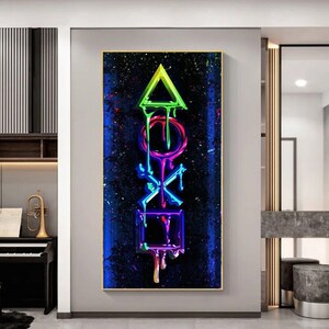 Games Room Wall Art Decor | Gifts for Gamer | Neon Sign | Gaming Wall ...