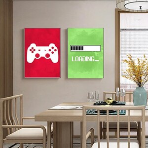 Gamer Gift Wall Art Game Room Decor Video Game Print Gaming Poster Gift ...