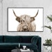 Highland Cow Print Cow Art Living Room Art Farmhouse - Etsy