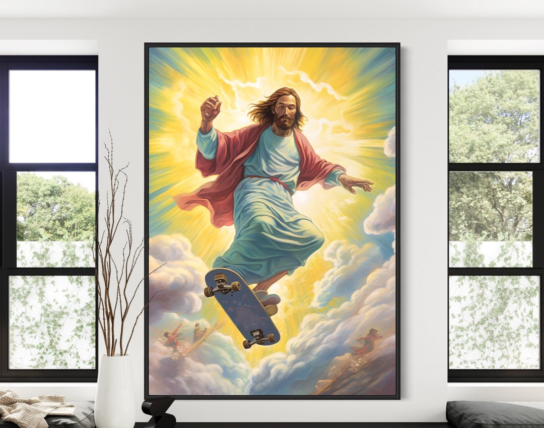 Jesus Art | Skateboard Wall Art | Skateboards Wall Art | the Lord Your ...