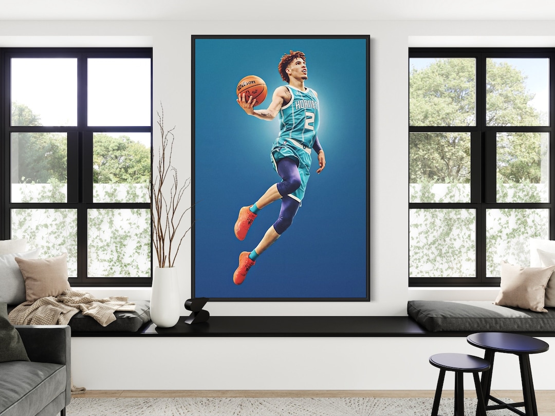 Lamelo Ball Poster Canvas Wall Art Print Man Cave Sports Wall Art Home ...