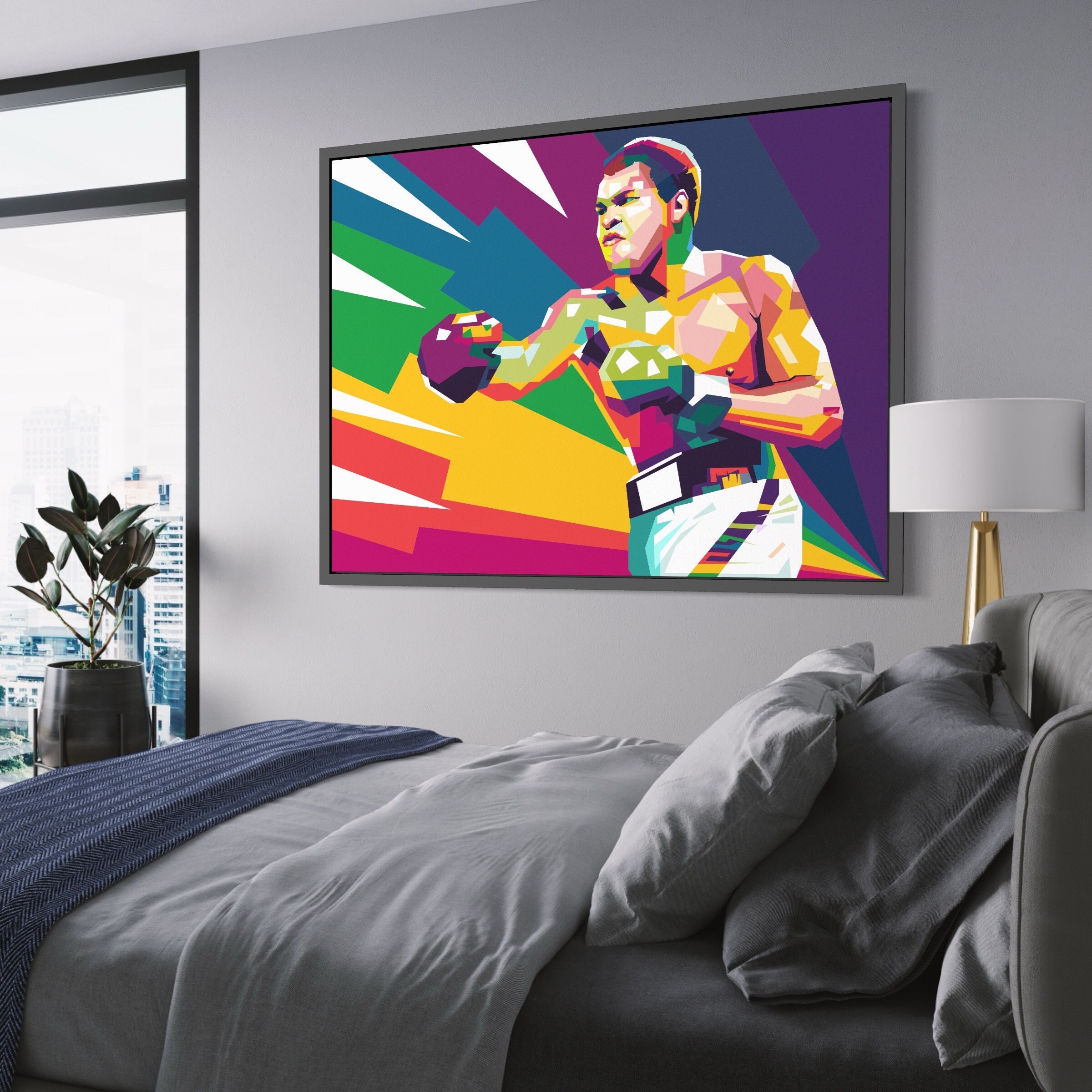 Muhammad Ali Poster Muhammad Ali Art Muhammad Ali Canvas - Etsy