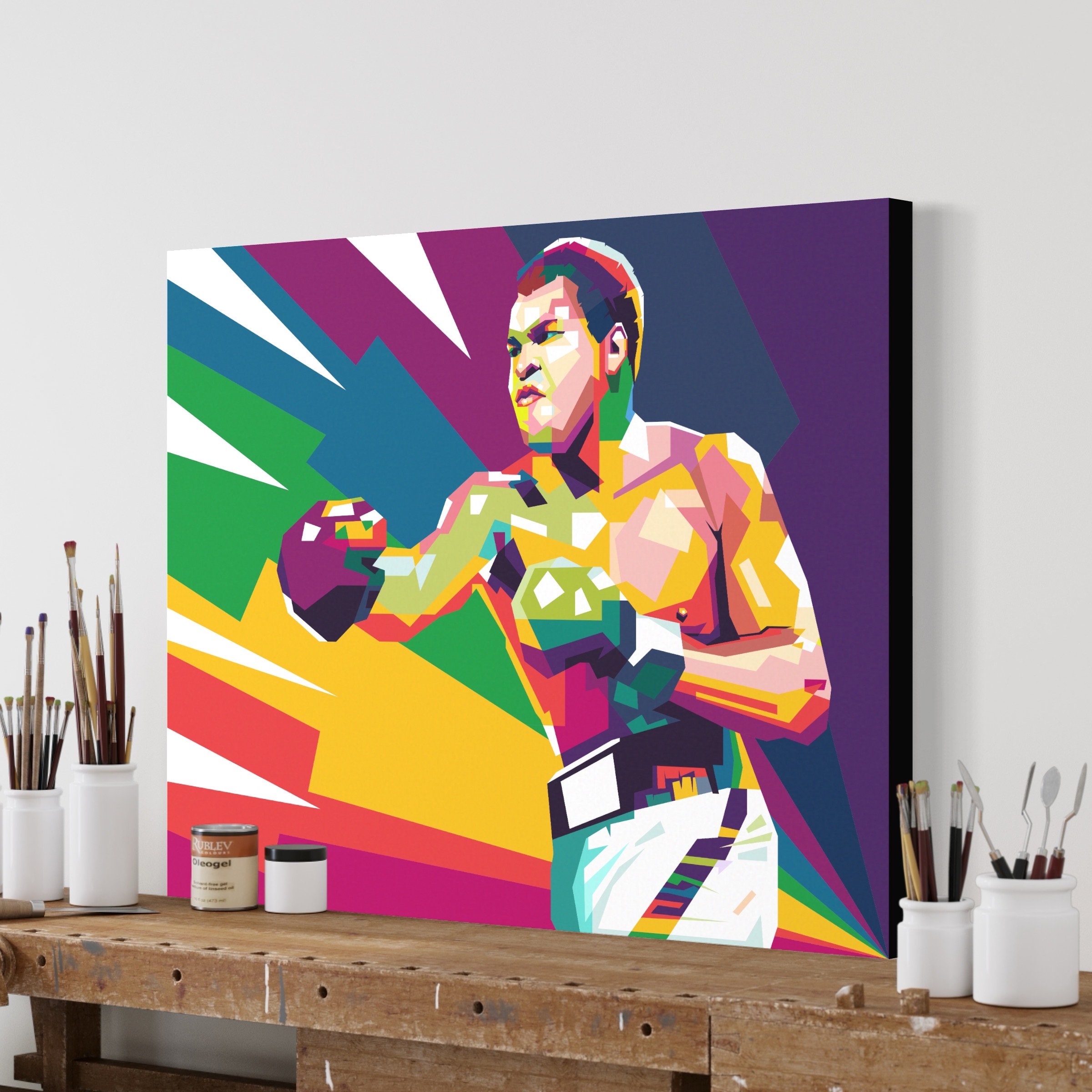 Muhammad Ali Poster Muhammad Ali Art Muhammad Ali Canvas - Etsy