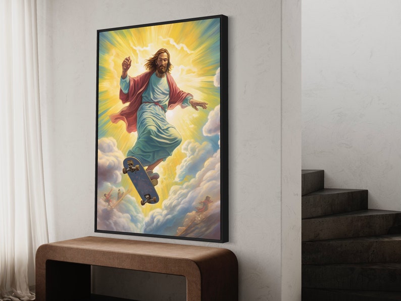 Jesus Art | Skateboard Wall Art | Skateboards Wall Art | the Lord Your ...