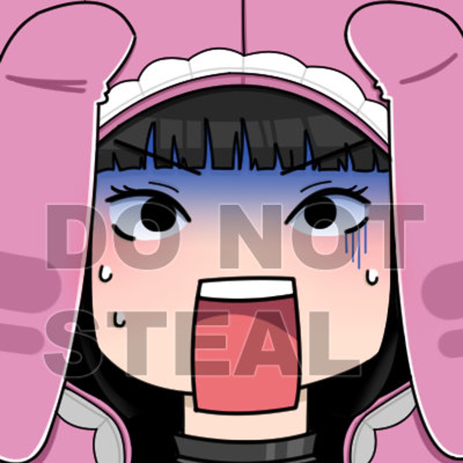 Feng Min Pink Bunny Outfit Dead by Daylight Twitch/Discord | Etsy