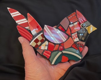 Mosaic Cardinal - Etsy