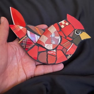 Mosaic Cardinal - Etsy