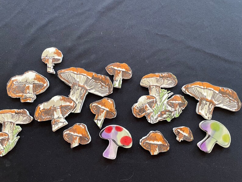 Ceramic Mushroom Mosaic Tiles - Etsy