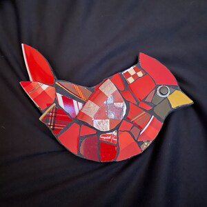 Mosaic Cardinal - Etsy