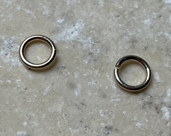 Solid Gold Jump Ring | Etsy