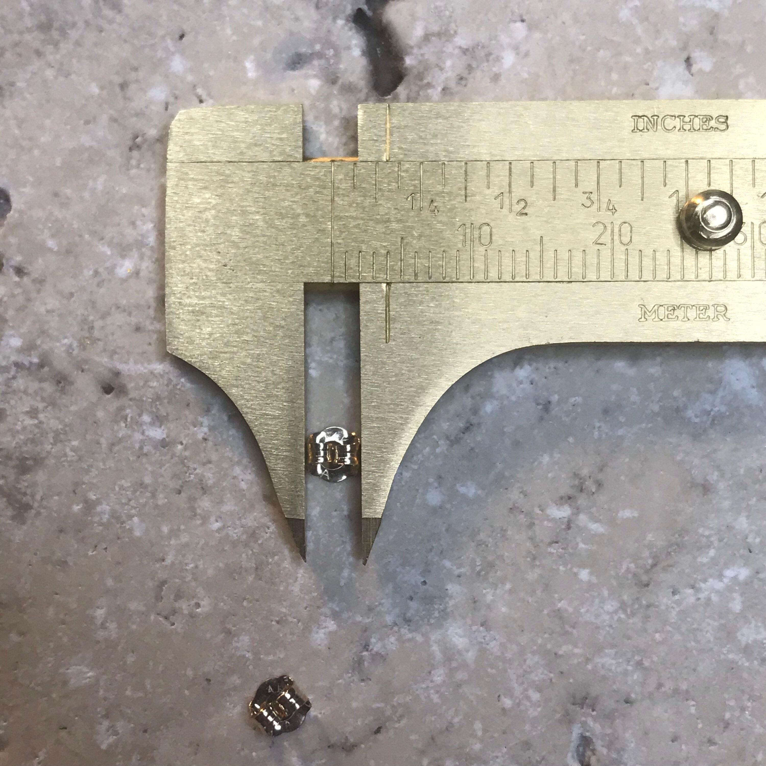 14K Solid Gold Earring Back, Push Back Earring Back, Replacement Backs ...