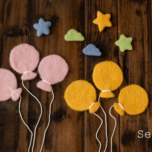 Wool Felted Toys Newborn Photography Props, Felted Stars, Felted ...