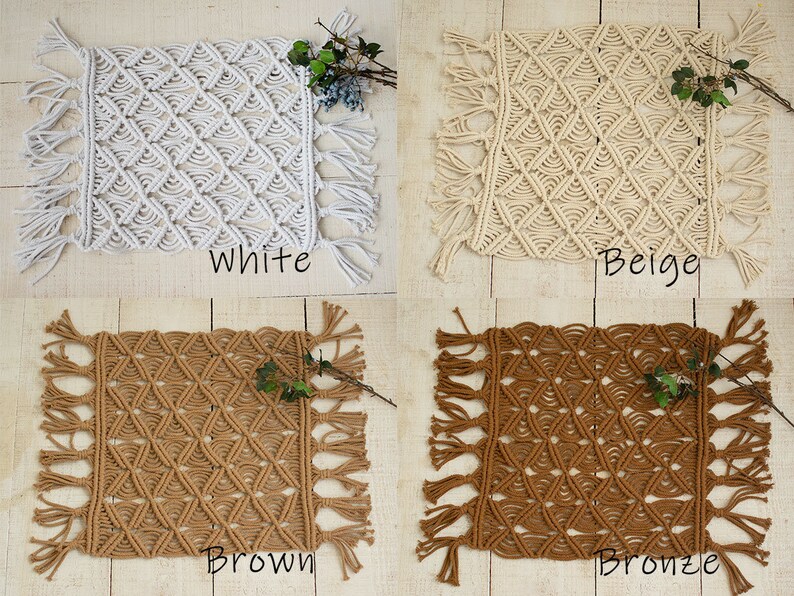 Newborn Baby Jute Macrame Rug Newborn Photography Macrame | Etsy