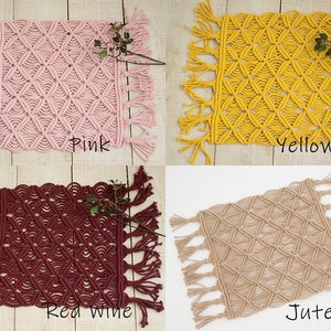 Newborn Baby Jute Macrame Rug Newborn Photography Macrame Posing Layer ...