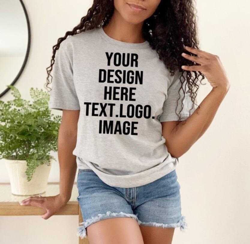 Personalized Shirt, Add Your Own Text, Custom Logo Shirts, Custom ...