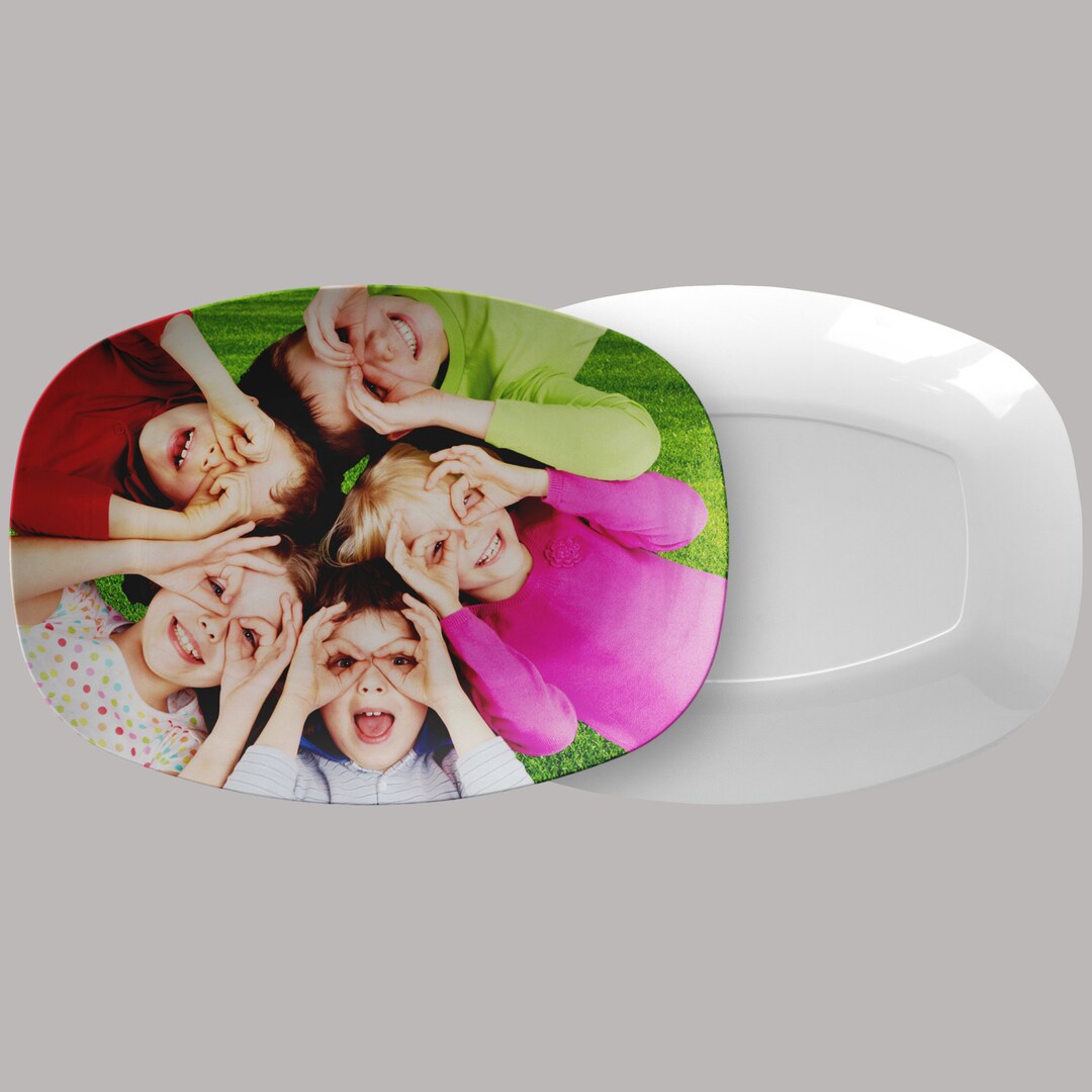Photo Platter Personalized, Custom Photo Platter for Grandma, Family ...