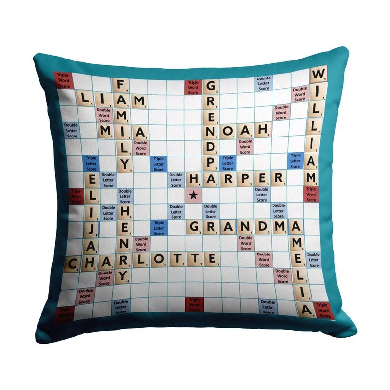 Scrabble Pillow - Etsy