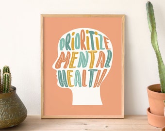 Self Care Poster Art - Etsy