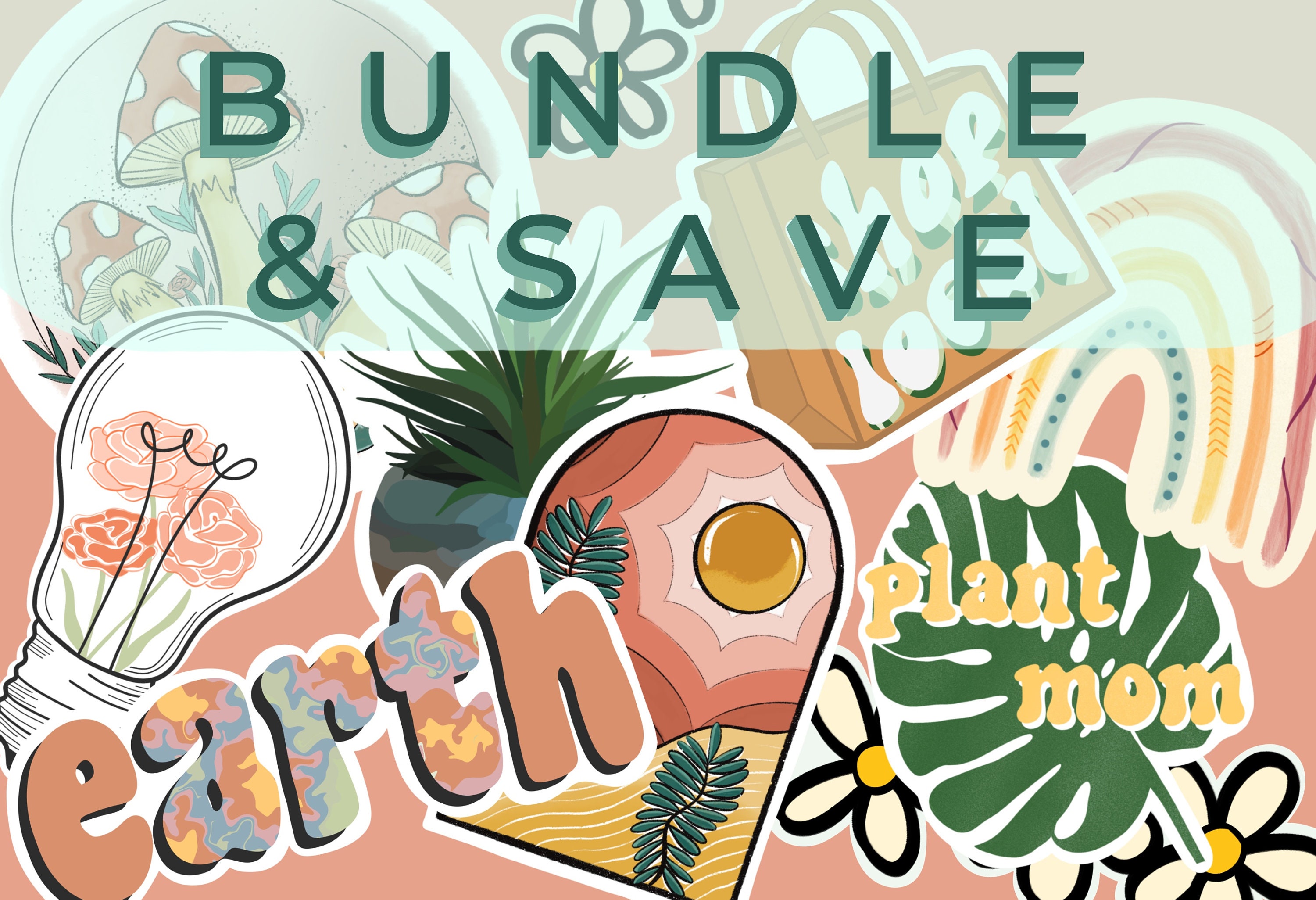 Daisy Chain Stickers Dainty Daisy Sticker Choose Your Color - Etsy.de