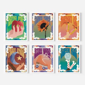 Retro Bite Me Poster⎮ 8"x10" ⎮70s Vintage Inspo Wall Art ⎮ Retro Poster ...