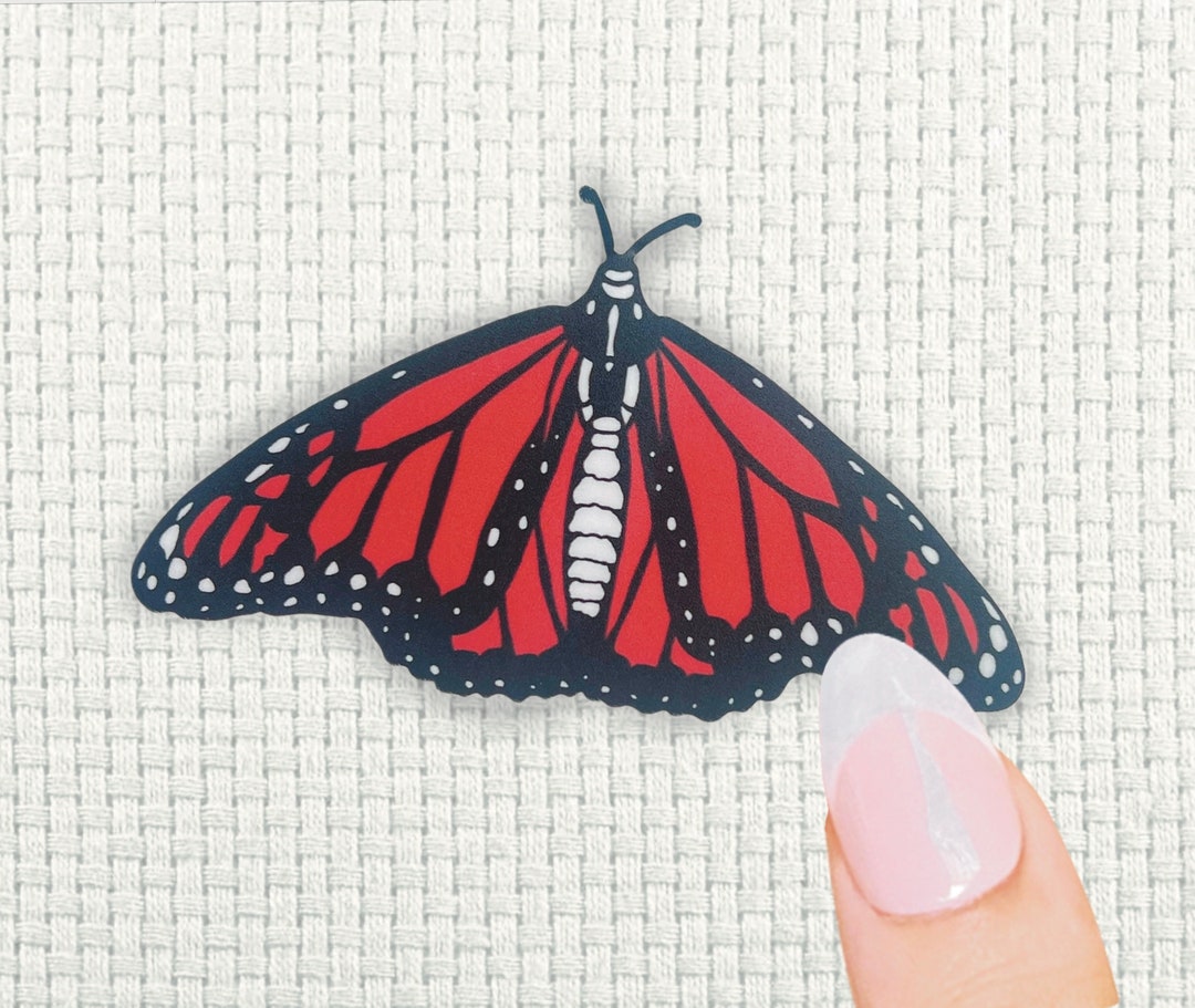 Monarch Sticker - Matte Vinyl - Butterfly Sticker - Boho Sticker ...