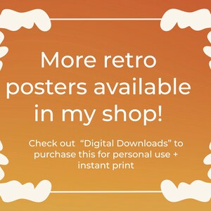 Retro Bite Me Poster 8x10 70s Vintage Inspo Wall - Etsy