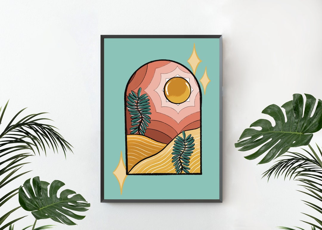 Desert Window Wall Art ⎮ 5x7 Print ⎮ Fine Art Print ⎮ Unframed ⎮ Cacti ...