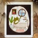 Bathing Frog Burrow Home Baby Nursery Art Print 8”x10” Art Print. Baby ...