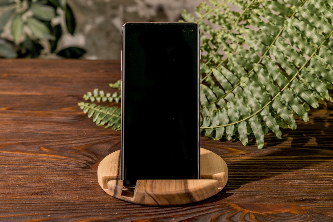 Wooden Phone Stand, Business Card Holder, Minimalistic iPhone ...