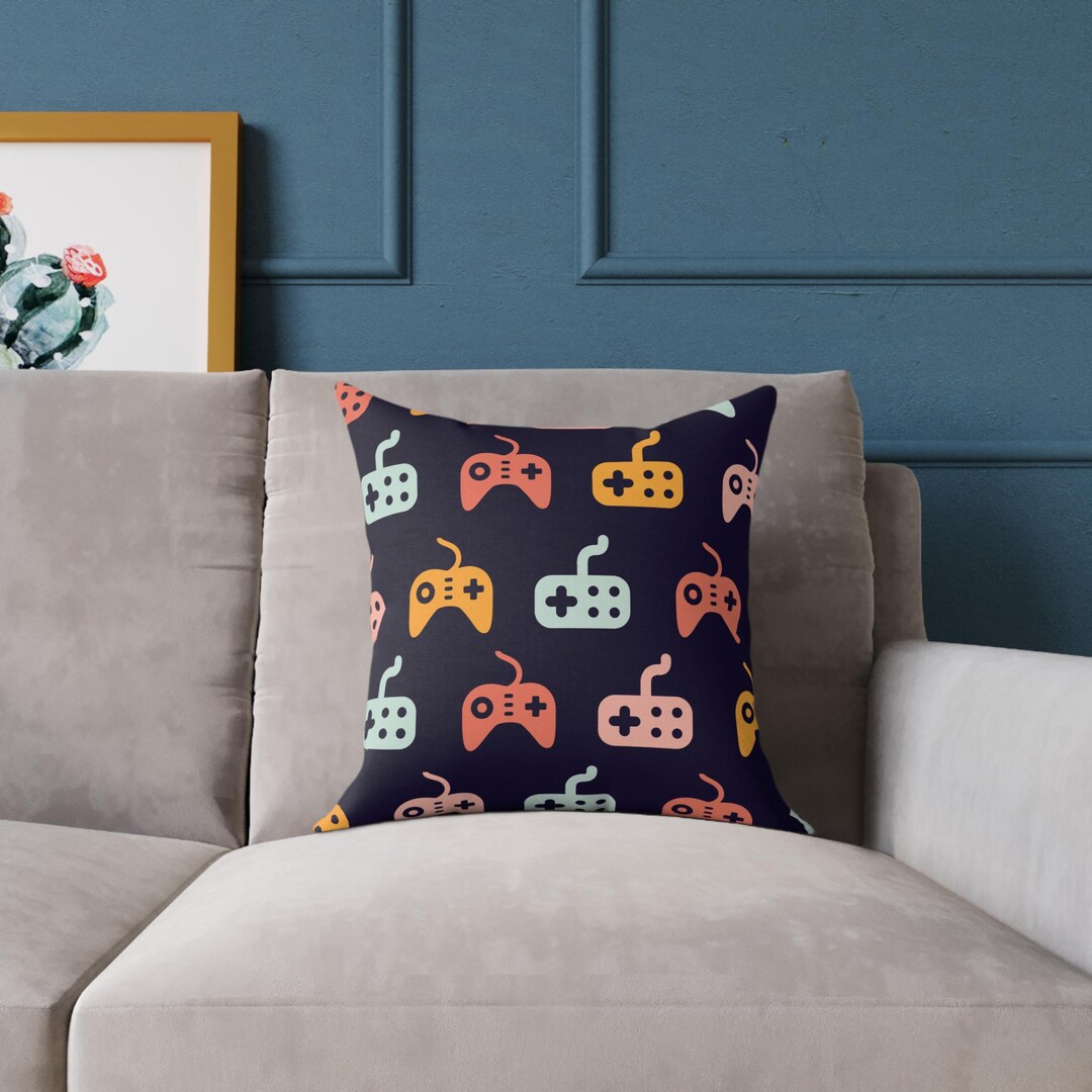 Retro Game Controller Pillow | Multi-gen Gamer Cushion - Etsy