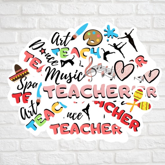 Electives Stickers L Music Teacher L Drama Teacher L Art - Etsy