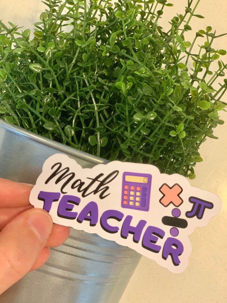 Subject Specific Sticker L Math Teacher L Science Teacher L | Etsy