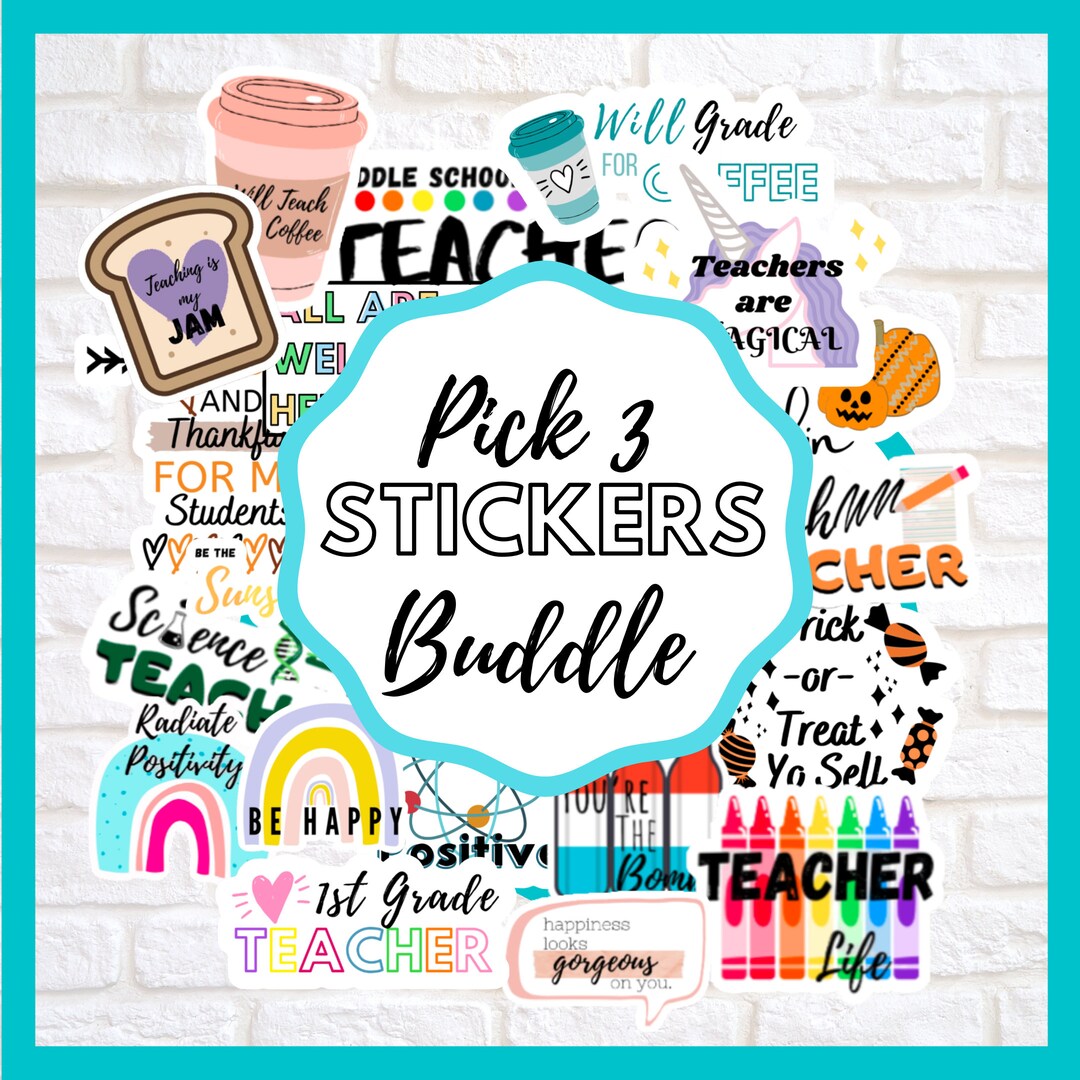 Pick Any 3/5 Sticker Bundle L Sticker Pack L Sticker Bundle L ...