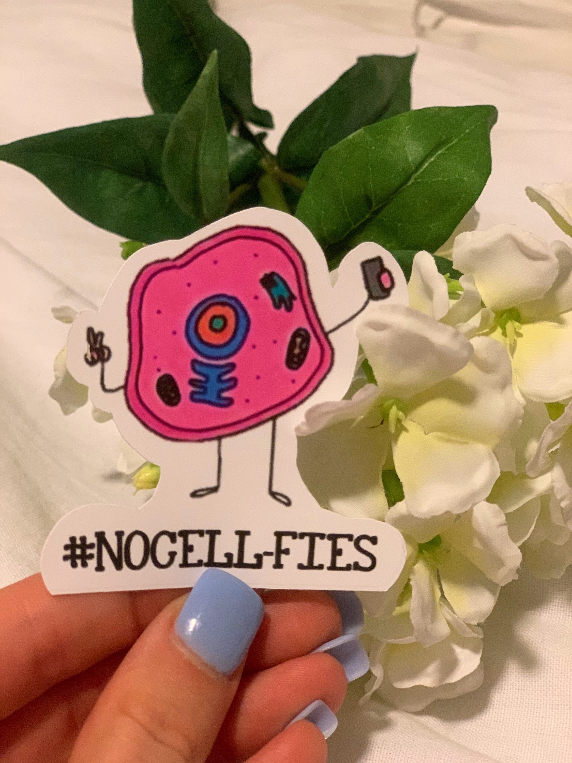 NOCELLFIES Sticker l Science Sticker l Teacher Sticker l | Etsy