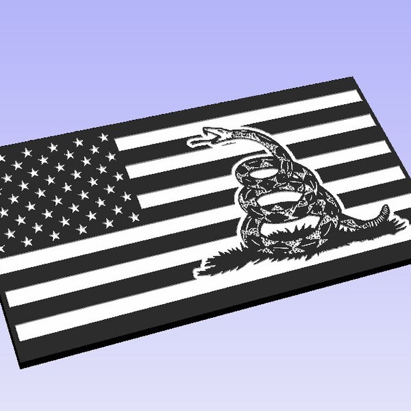 Gadsden Flag Dxf - Etsy