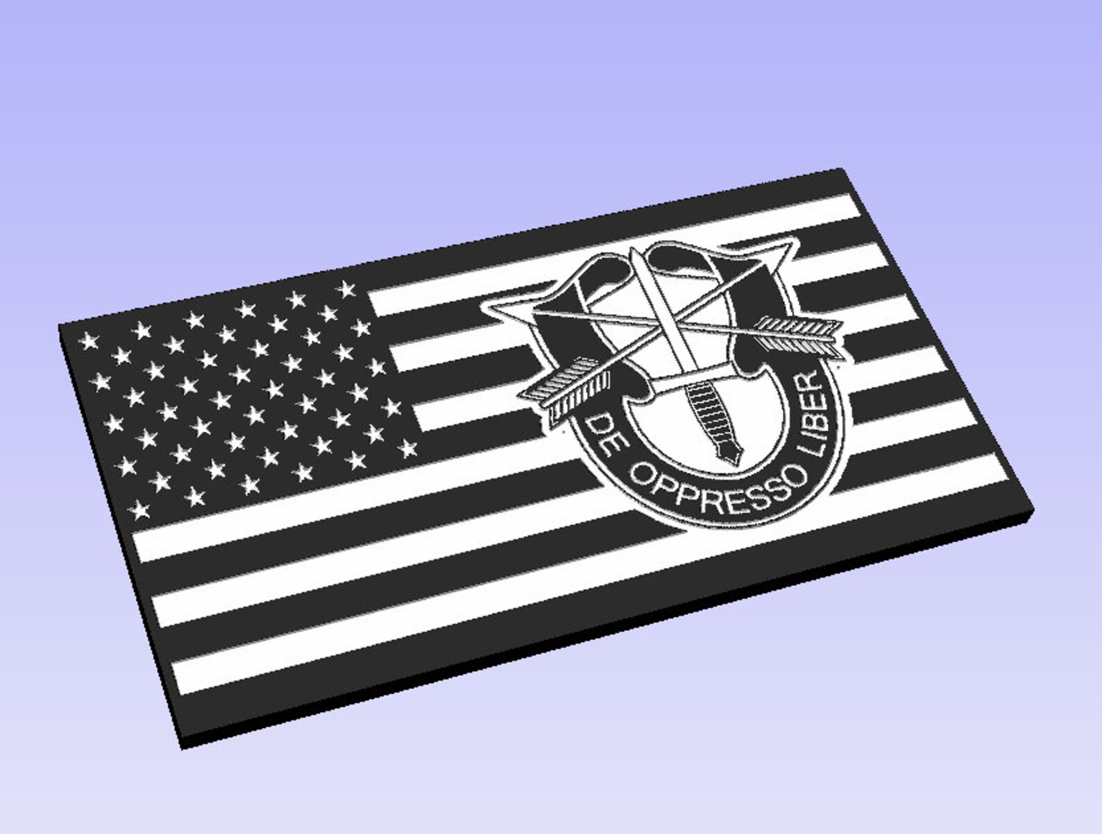 US Flag Special Forces Insignia Weld Svg Dxf, Pdf - Etsy