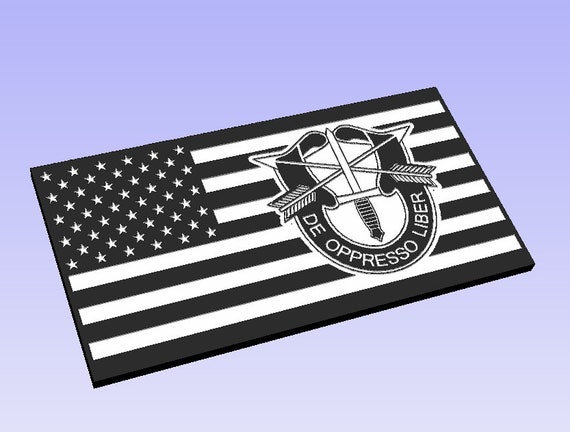 Home & Hobby Digital Files Special Forces Flag DXF EpS PnG SvG AI Craft ...